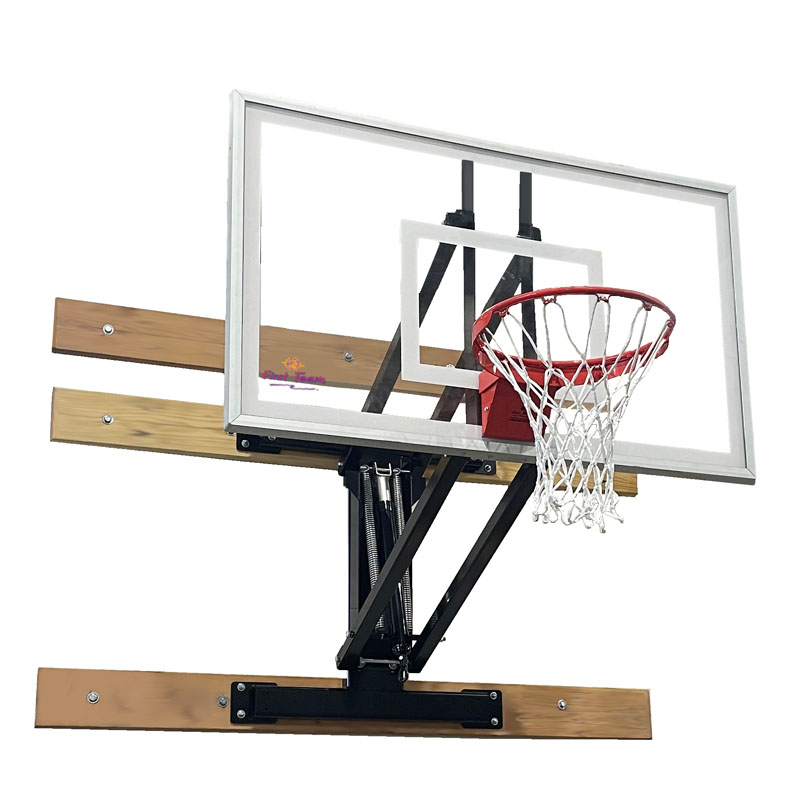 First Team VersiVector Wall Mount Basketball Goal - BasketballGoalStore