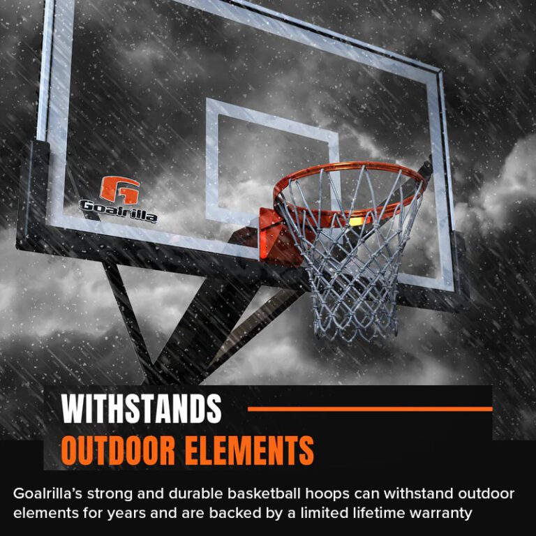 Goalrilla 72" Fixed Height Basketball Hoop Glass Backboard