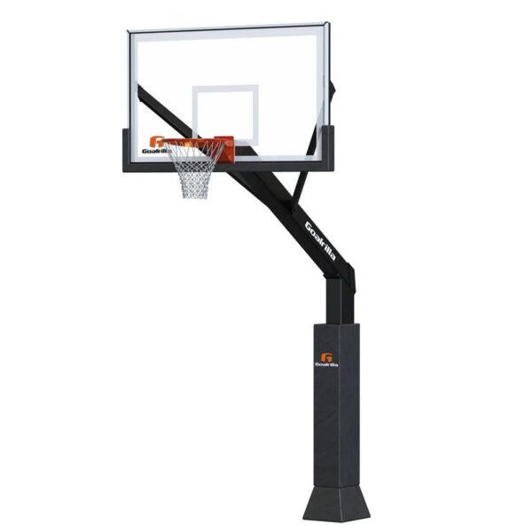 Goalrilla 72" Fixed Height In-Ground Basketball Hoop w/ Glass Backboard