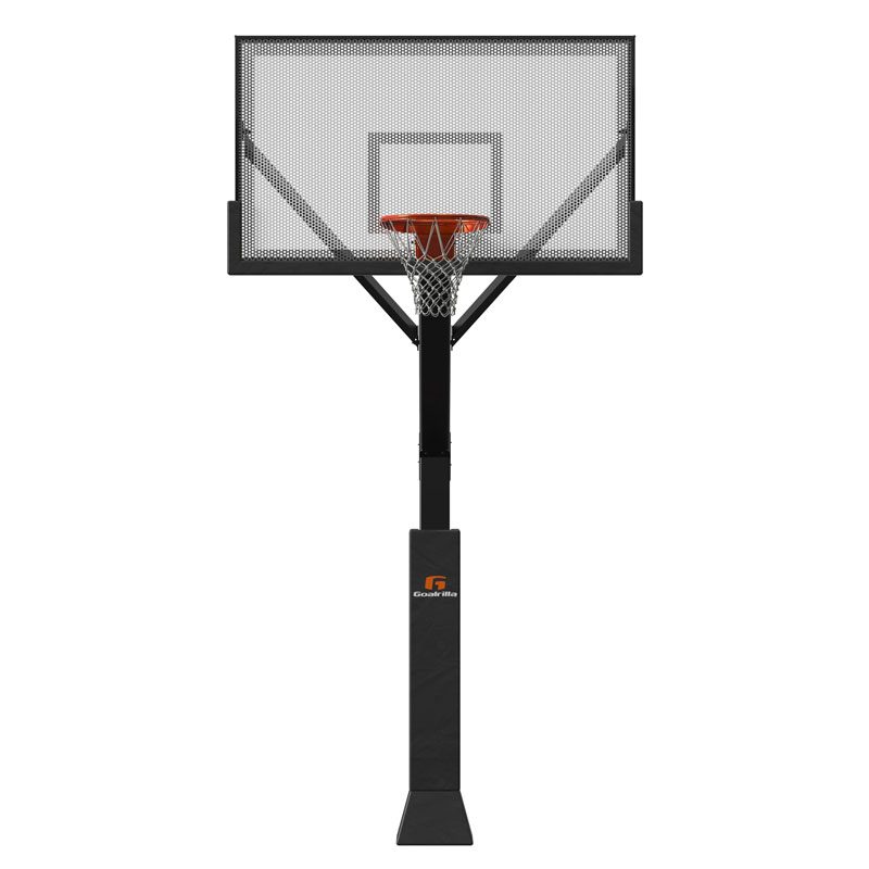 Goalrilla 72" Fixed Height In-Ground Basketball Hoop w/ Steel Backboard