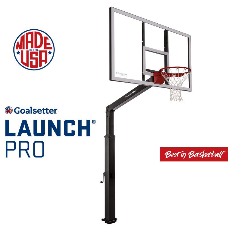 Goalsetter Launch Pro 72" In-Ground Basketball Hoop